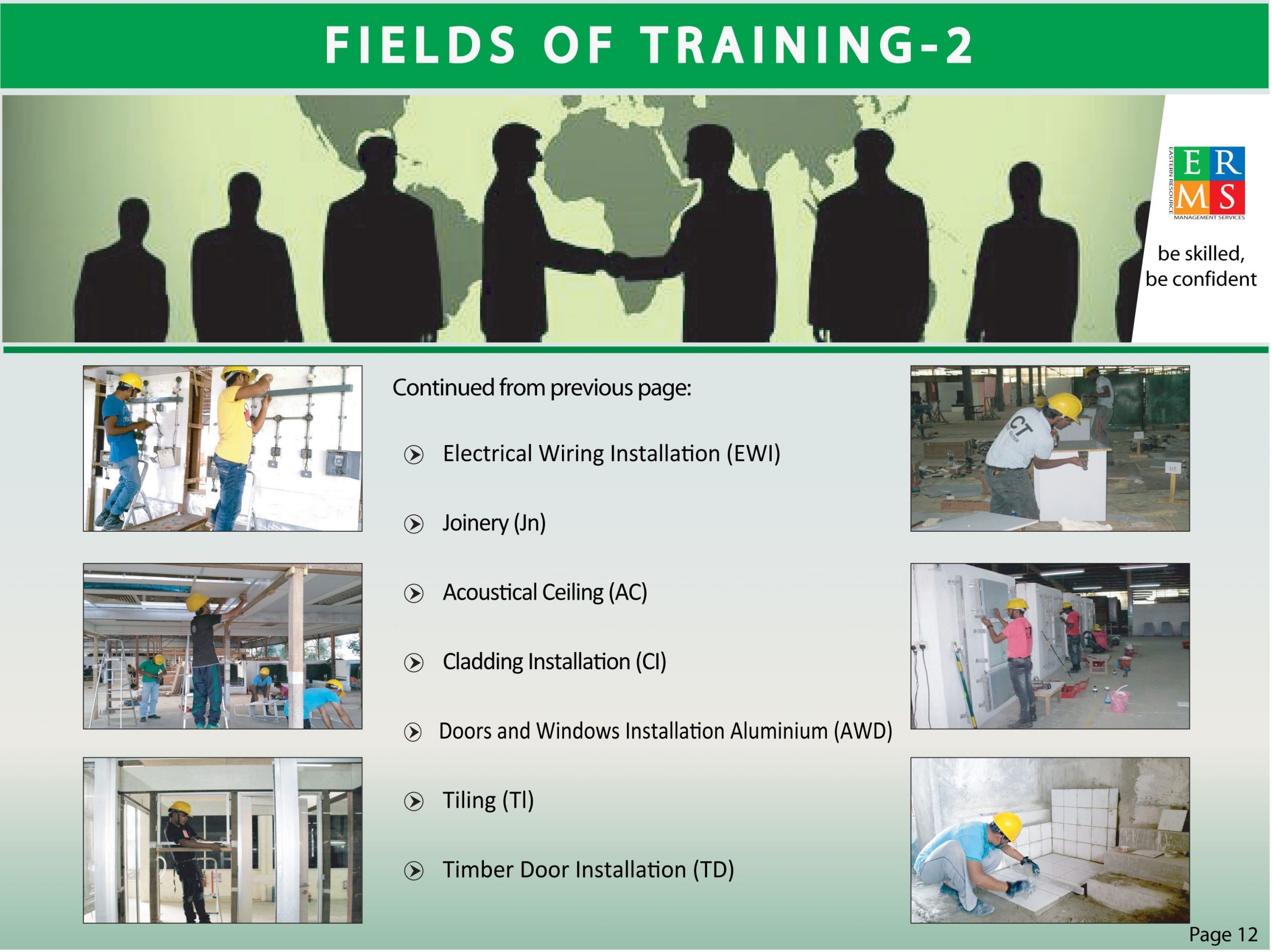 Training Center – Eastern Resource Management Services Limited