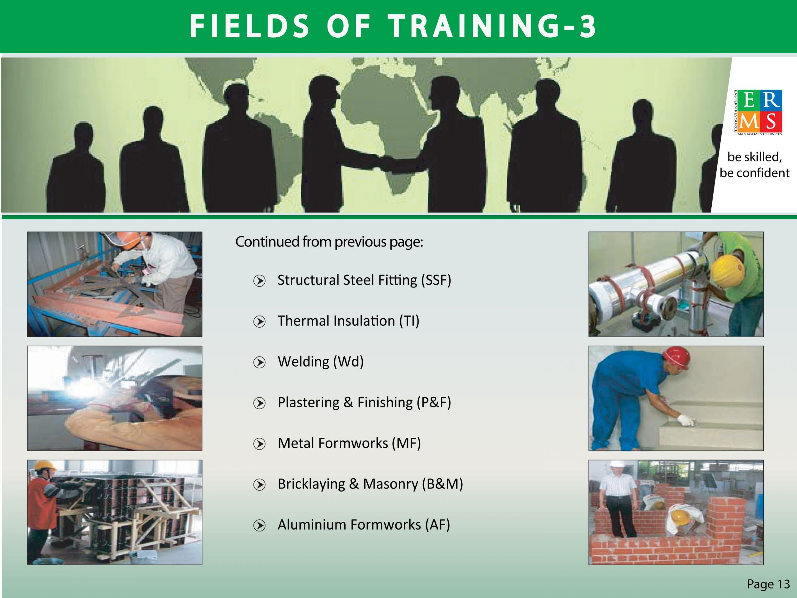 Training Center – Eastern Resource Management Services Limited