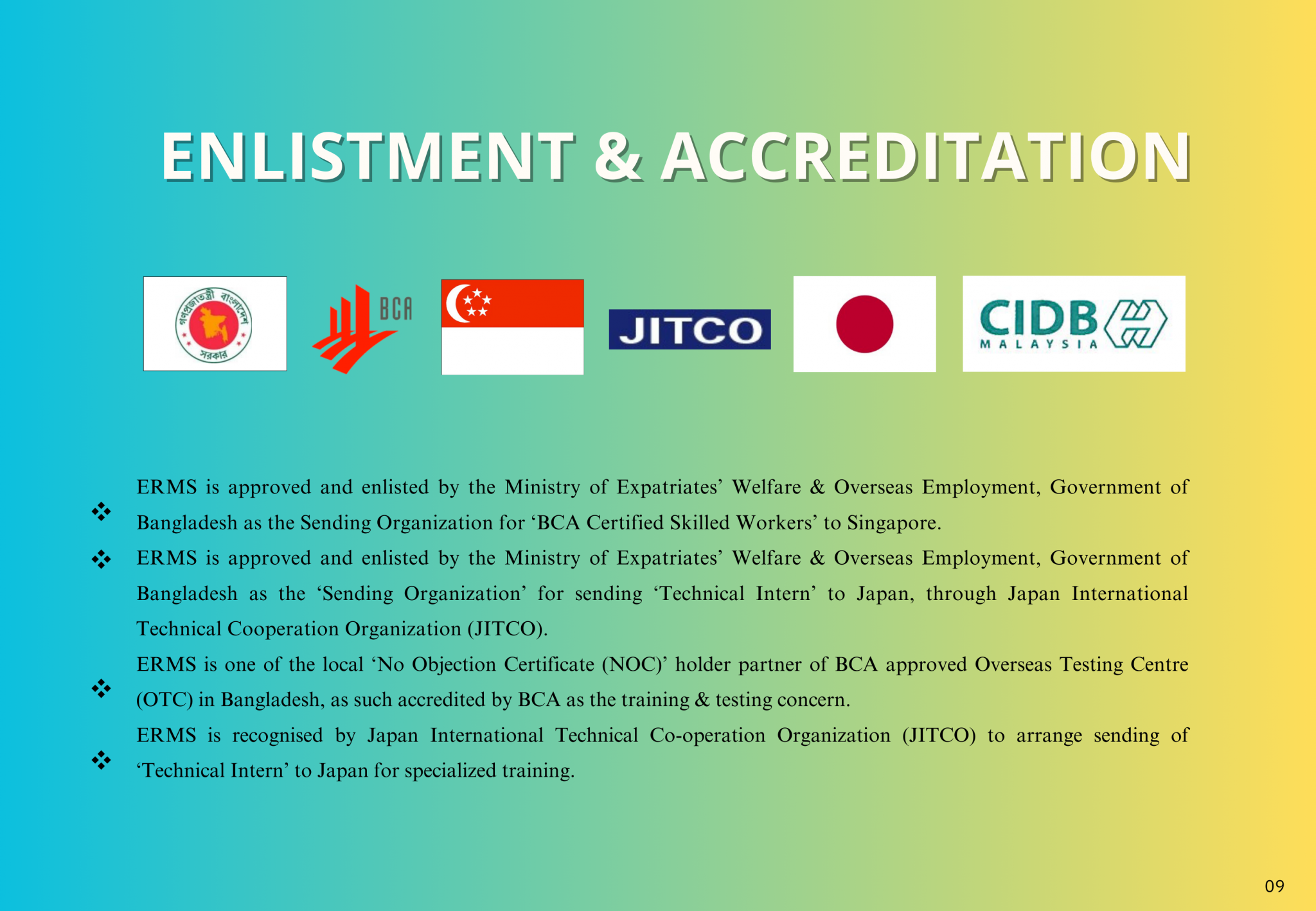 PORTFOLIO – Eastern Resource Management Services Limited