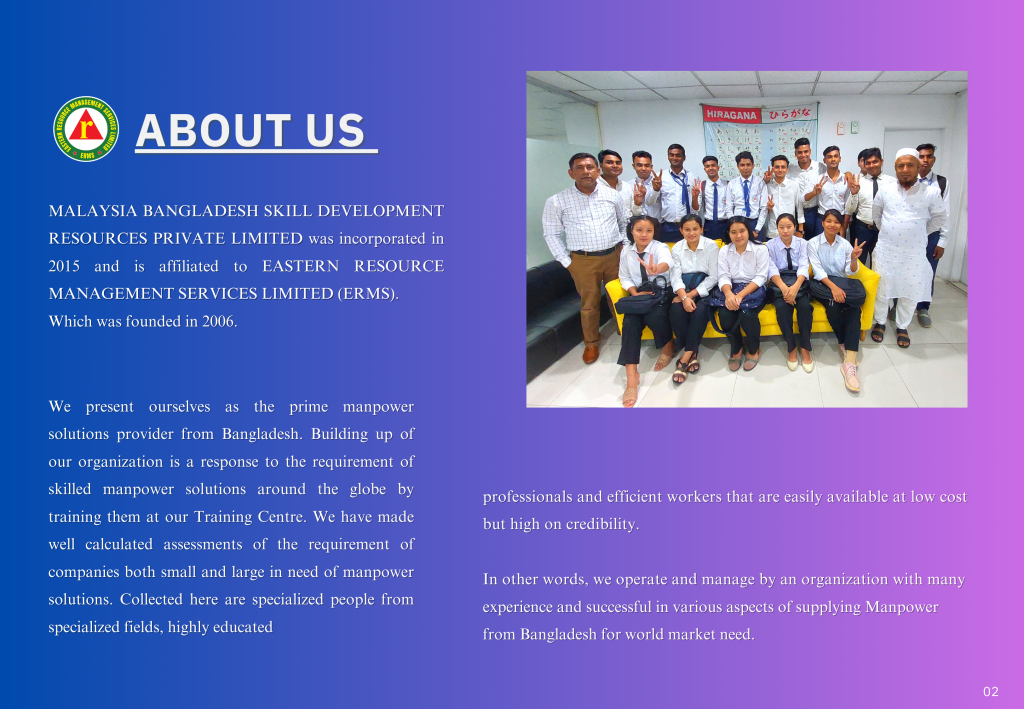 PORTFOLIO – Eastern Resource Management Services Limited